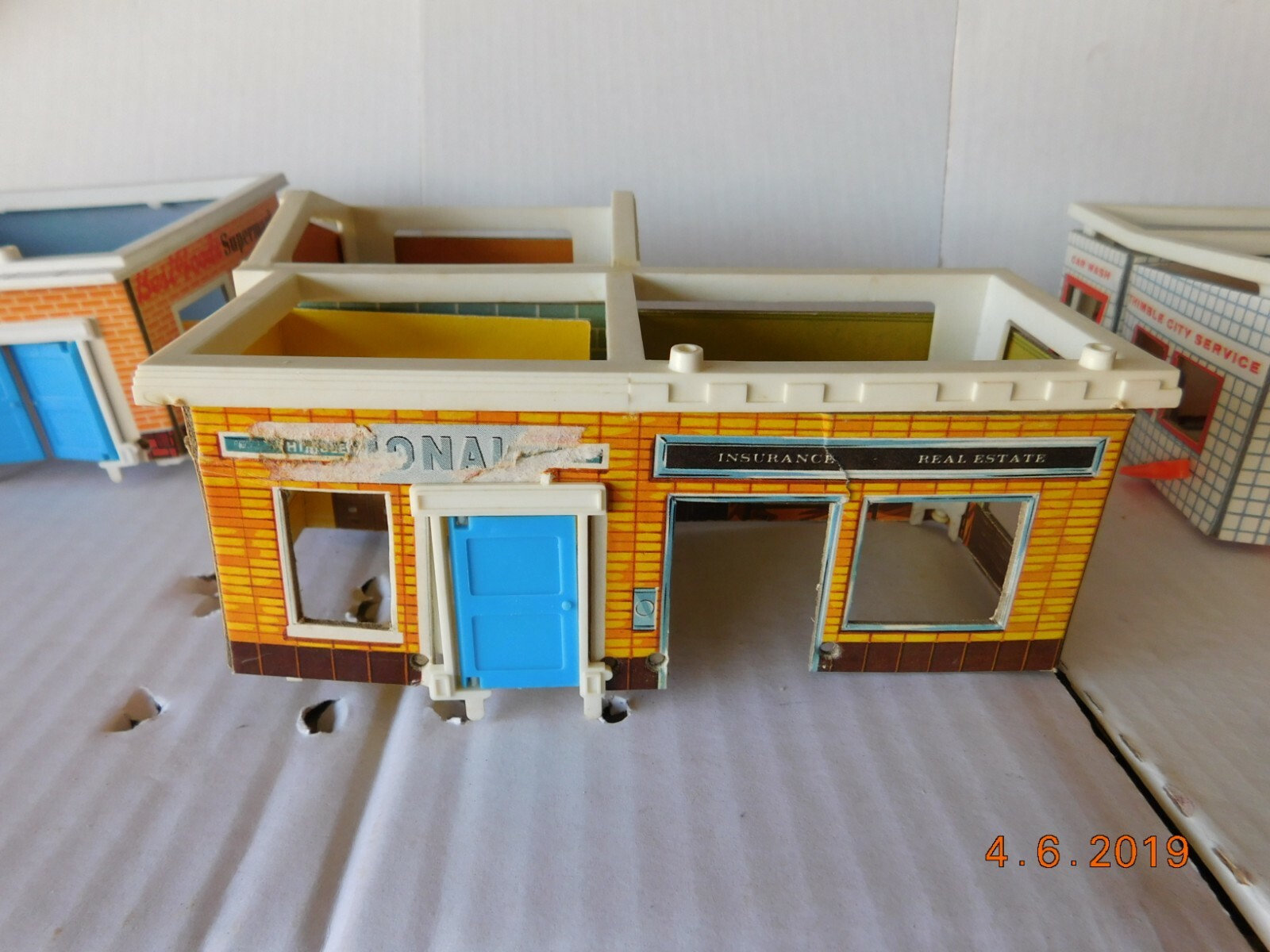 THIMBLE CITY 5 BUILDINGS REMCO 1964 VINTAGE | eBay