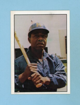 1975 SSPC Sample Hank Aaron Milwaukee Brewers Baseball Card NM lht prt ...