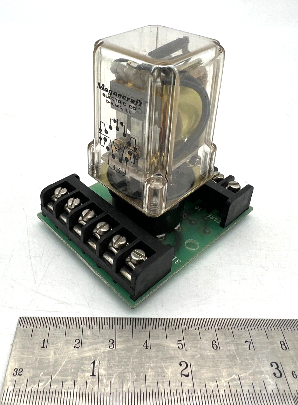 MAGNECRAFT ELECTRONICS W88ACPX-12 Relay 115VAC 16A 11 Pin on 311BR RDI ...