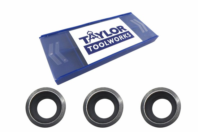 Set of 3 Each Ci5 Nr Round Negative Rake Replacement Carbide Cutters ...