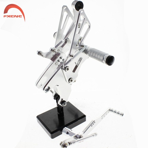 CNC Adjustable Rearset Foot peg For Yamaha YZF R1 2015 2016 2017-2018 ...