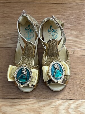 Disney Store Princess Merida Girls Dress Up Shoes, Turq/Gold Size 7/8 ...