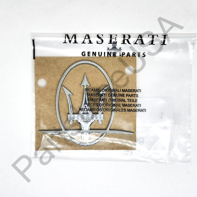 Genuine Maserati Ghilbi Quattroporte Rear Left LH Logo Emblem Badge ...