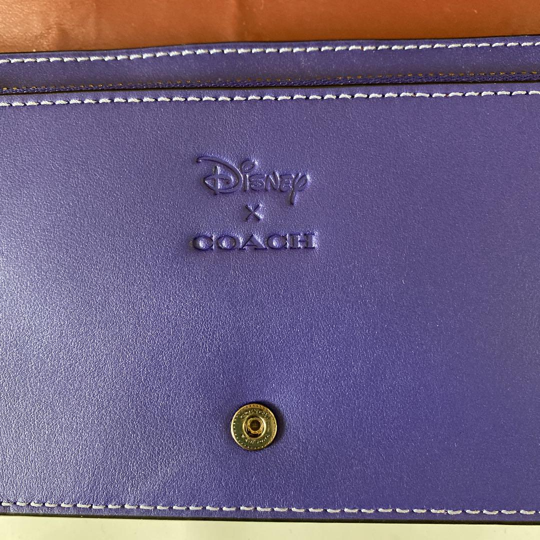 COACH x Disney Collaboration Foldover Crossbody Clutch Shoulder Bag ...