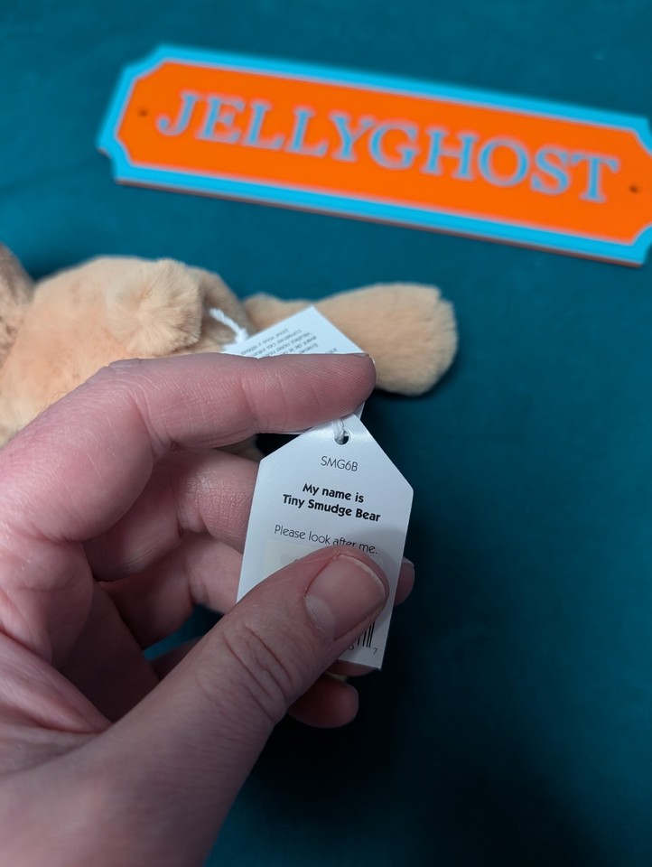 Jellycat Tiny Smudge Bear BNWT. UK AUTHENTIC | eBay UK