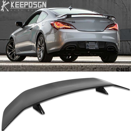 For Hyundai Genesis Coupe 47" Rear Trunk Spoiler GT Racing Wing Carbon ...