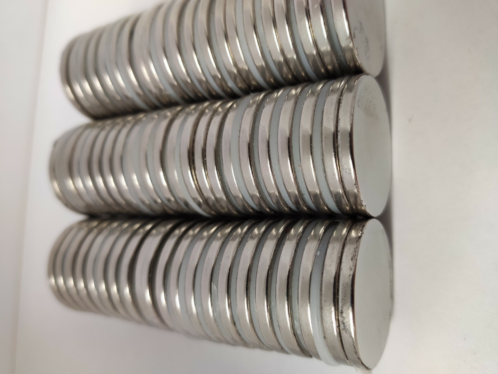 Neodymium Magnet- 29mm x 3mm Nickel plated N35 grade - very strong ...