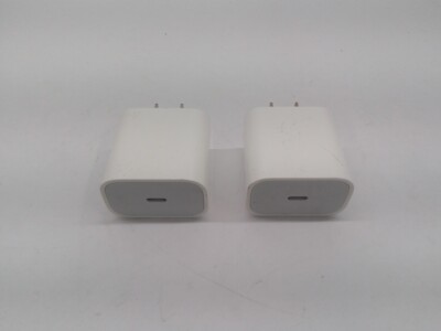 Lot of 2 Genuine Apple A2305 MHJA3AM/A 20W USB-C Power Adapter White | eBay