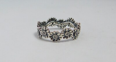 Authentic Pandora Ring, Sparkling Daisy Flower Crown, #198799C01 | eBay