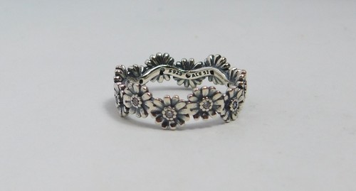 Authentic Pandora Ring, Sparkling Daisy Flower Crown, #198799C01 | eBay