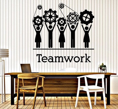 Wall Vinyl Decal Team Business Work Teamwork Office Decor z4703 | eBay