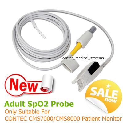 CONTEC New Adult SpO2 Probe Reusable Sensor For CMS7000/CMS8000 Patient ...
