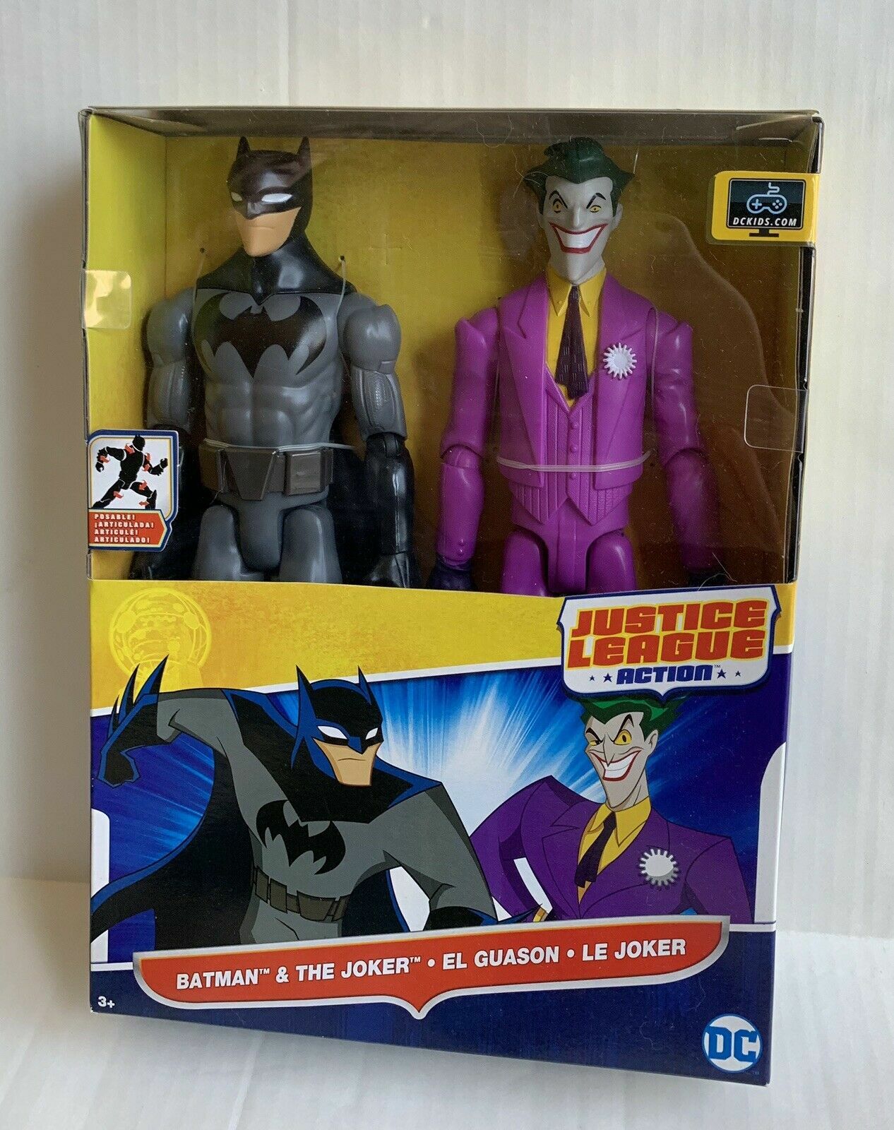 DC Universe Batman & The Joker 12 inch Justice League Comic Action ...