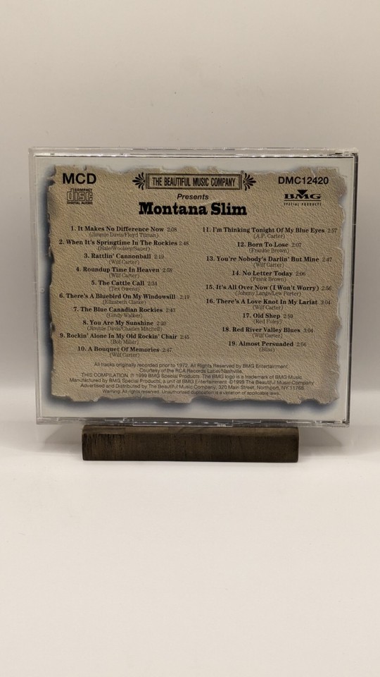 Wilf Carter - Montana Slim - CD - 1999 BMG COUNTRY CLASSIC | eBay