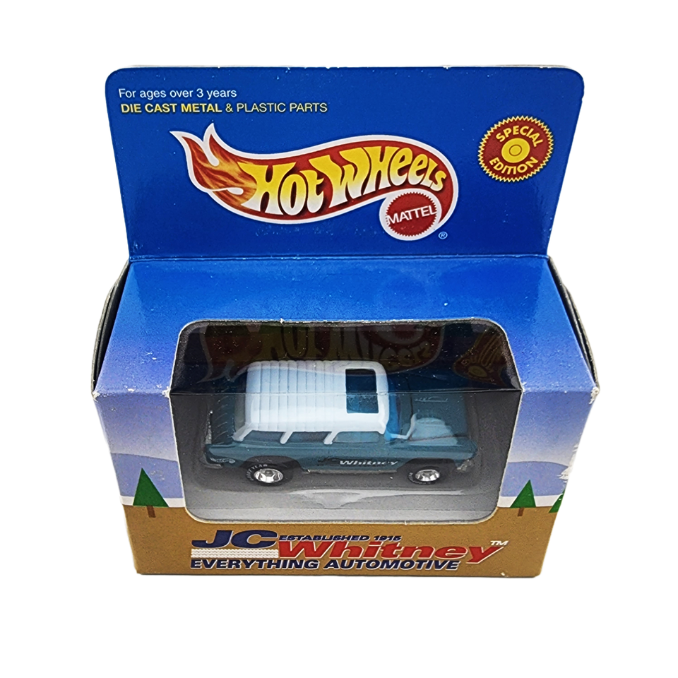 HOT WHEELS Classic Nomad '55 Chevy JC Whitney Promo Turquoise Car 22075 ...