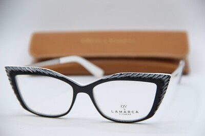 NEW OTTICA VENETA LAMARCA INTAGLI 69 01 BLACK AUTHENTIC FRAMES ...