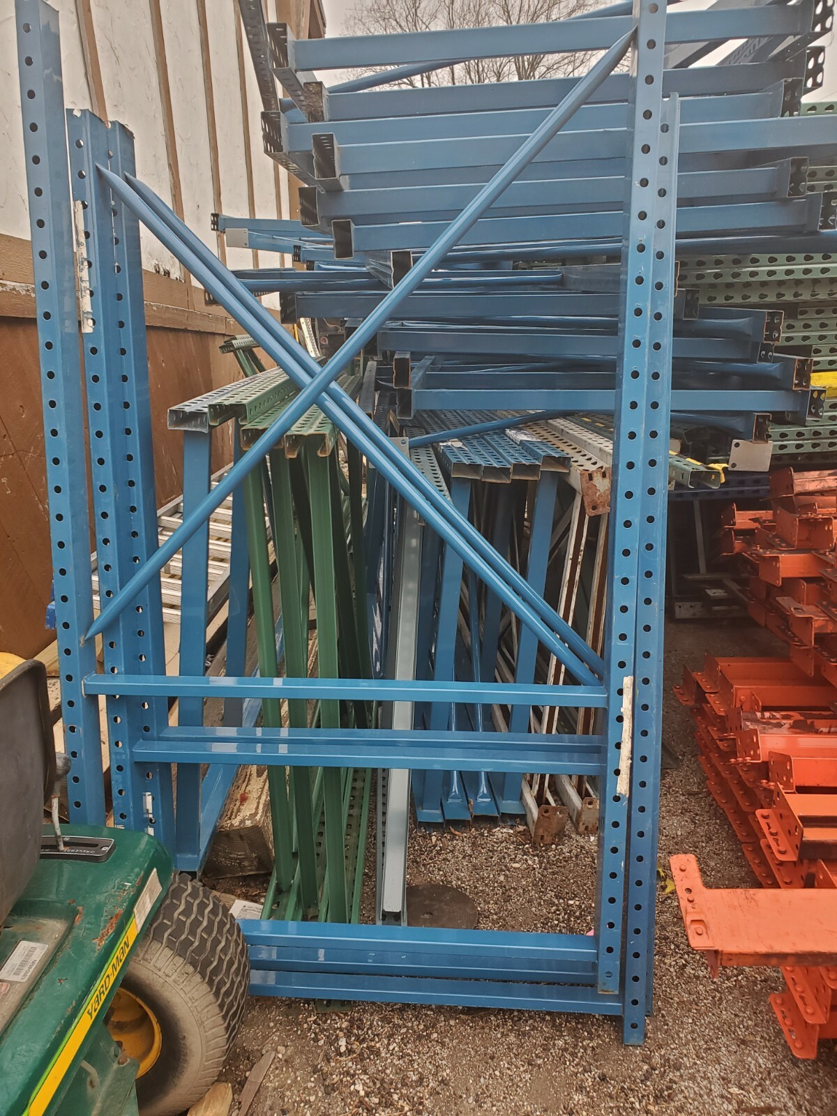 Teardrop Pallet Rack Shelving Racking Sections scaffolding one upright ...