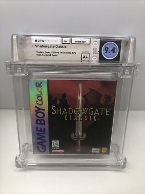 NINTENDO GAME BOY COLOR, SHADOWGATE CLASSIC SEALED Wata 9.4 A+ Top Pop ...