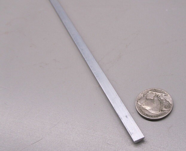 Aluminum Half Round Rod (.250") 1/4" Dia, x 3 Foot Length, 4 units, 12 ...