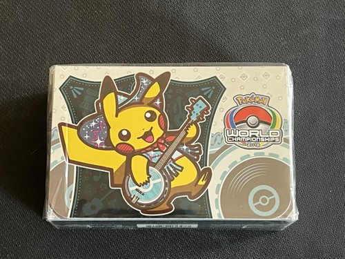 Pokemon 2018 World Championships Nashville Pikachu Double Deck Box ...