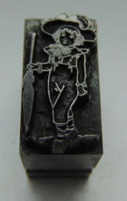 Vintage Printing Letterpress Printers Block Lead Lady | eBay