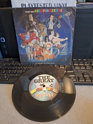 SEX PISTOLS STEPPING STONE / PROPAGANDA VG+ NEW WAVE 7" VINYL 45 ...