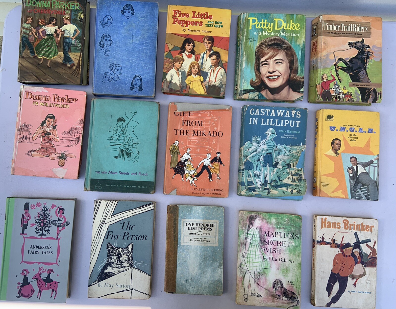 Lot 15 Vintage Teen/Child Books(1930-1960)Sidney,Schroeder,Murray ...