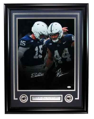 Drew Allar/Tyler Warren Dual-Autographed 16x20 Photo Penn State JSA ...