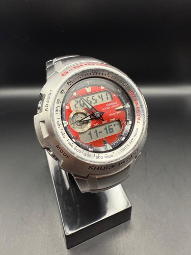Custom Full Metal Casio G-Shock G-1000B (Module 3299) – Red Dial Build ...