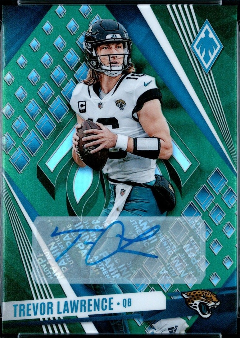 2023 Panini Phoenix - Trevor Lawrence #16 Green Autographs /10 (AU) for ...