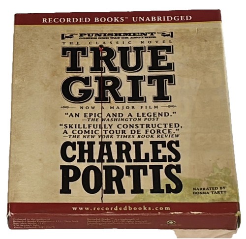 True Grit Recorder Book Unabridged Classic Novel Portis 2006 Audiobook ...
