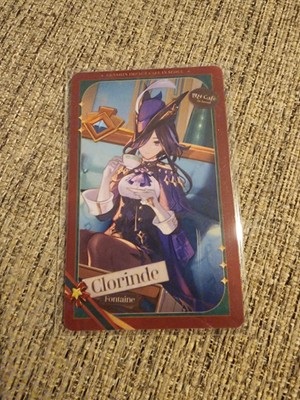 Genshin Impact Korea Cafe Clorinde Card | eBay