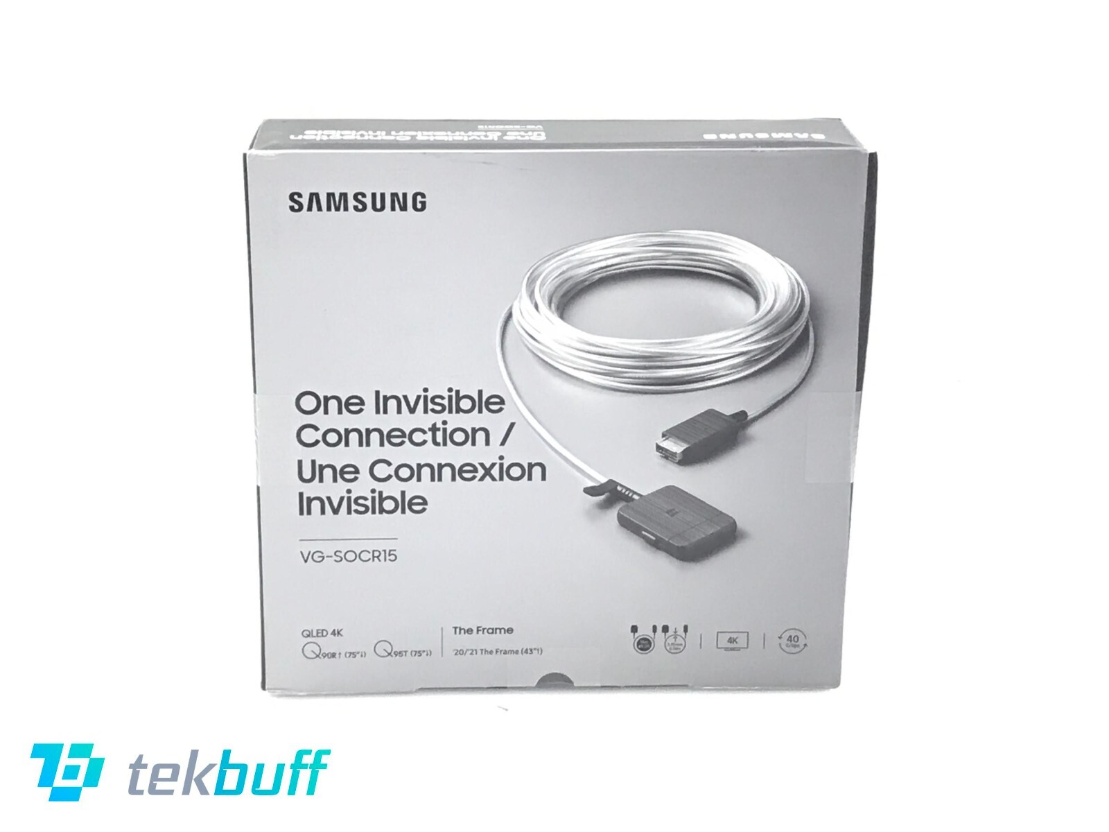 Samsung One Invisible Connection Video/Audio Optical Cable 49ft - VG ...