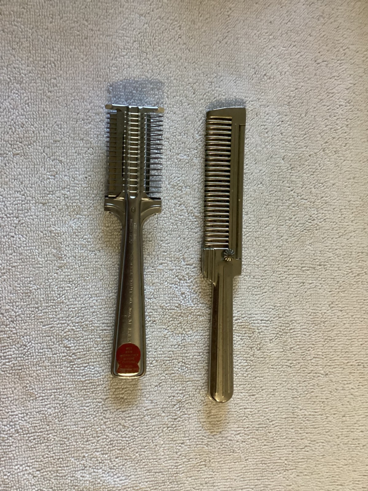 Vintage Set Of 2 Mens Lite Wave Comb Steel And Playtex Hair Cutter | eBay