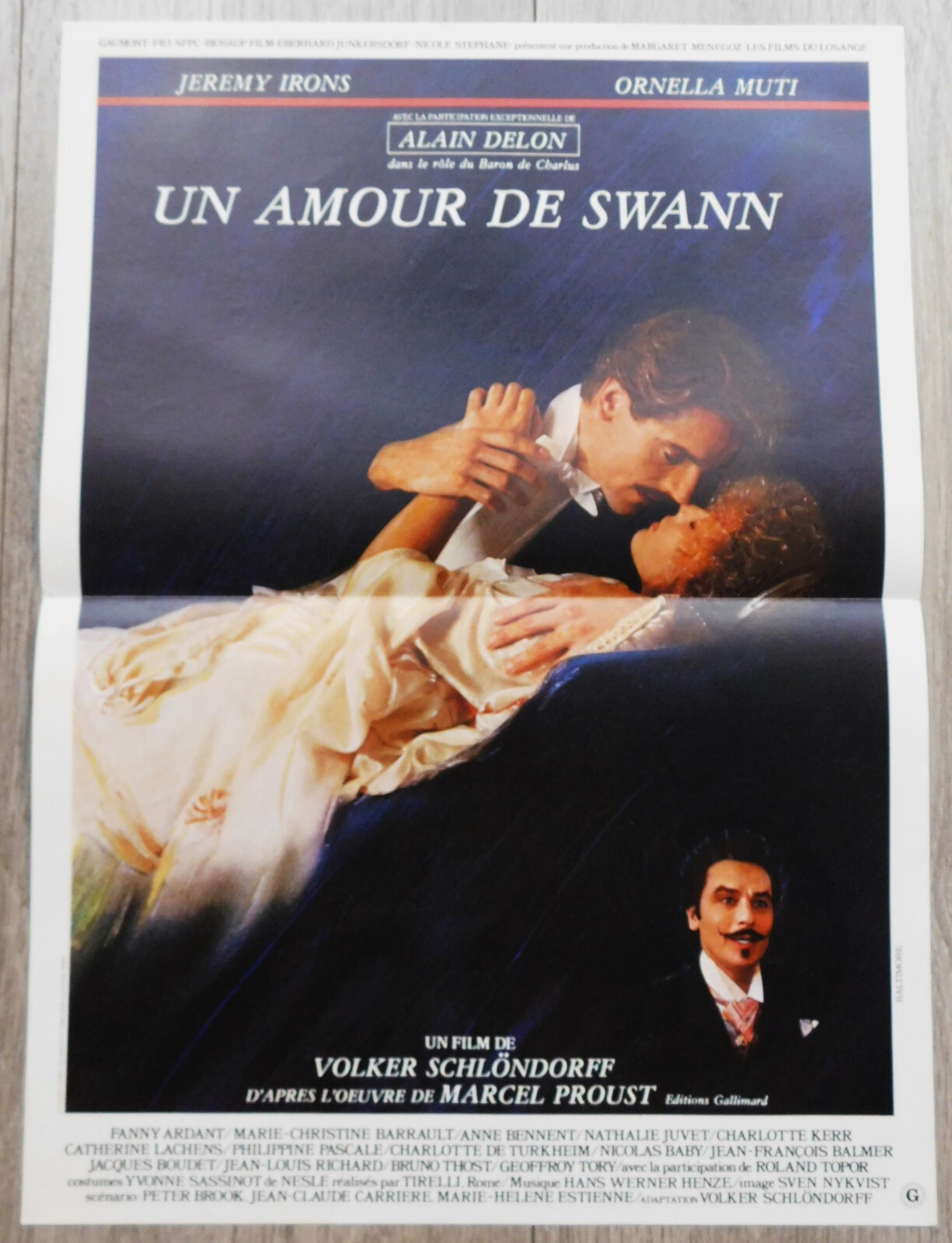 Un Amour de Swann Affiche ORIGINALE Poster 40x60cm 15"23 1984 Delon ...