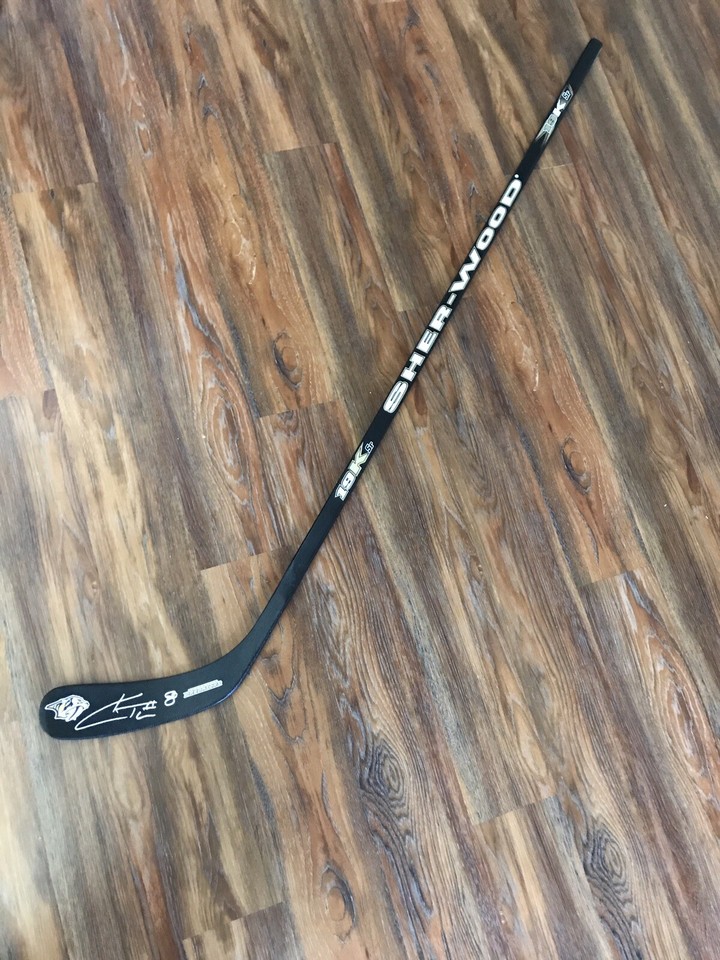 KYLE TURRIS SIGNED NASHVILLE PREDATORS F/S HOCKEY STICK RARE JSA COA ...