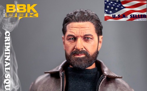 1/6 Criminal Squad Nick Gerard Head Sculpt For 12" Hot Toys PHICEN Male ...