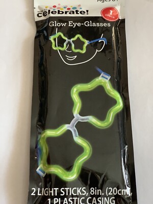 glow eye-glasses 2 light stick | eBay