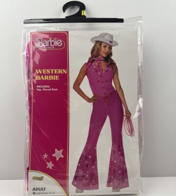 Barbie The Movie Adult Western Barbie Costume Spirit Halloween Size ...