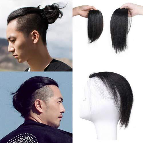 Seamless Straight Human Hair Clip in Wiglet Topper HairFringe Wiglet ...