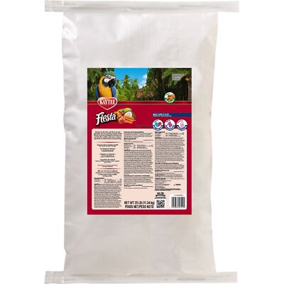 Kaytee Fiesta Parrot Food, Gourmet Food for Parrots, 25lb Bag | eBay