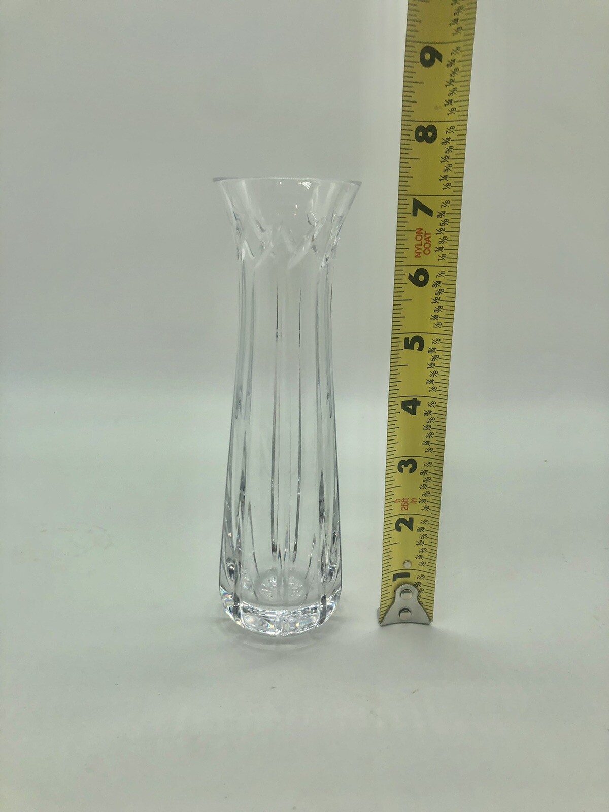 Atlantis Crystal Vase Made in Portugal Honeysuckle Pattern 7.25" Tall ...