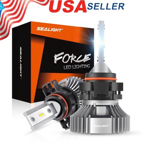 F3 SEALIGHT 5202 LED Fog Light Bulbs 5201 PS24W Bulbs 6000K Super ...