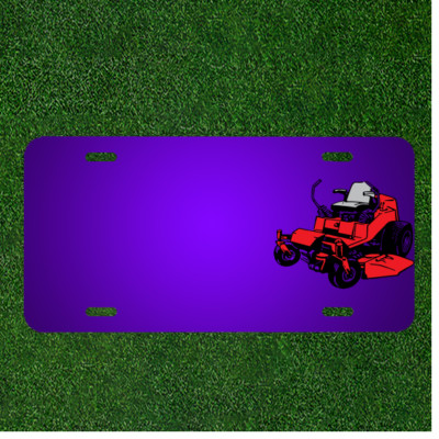 Custom Personalized License Plate With Add Names To Mower Machine Lawn ...