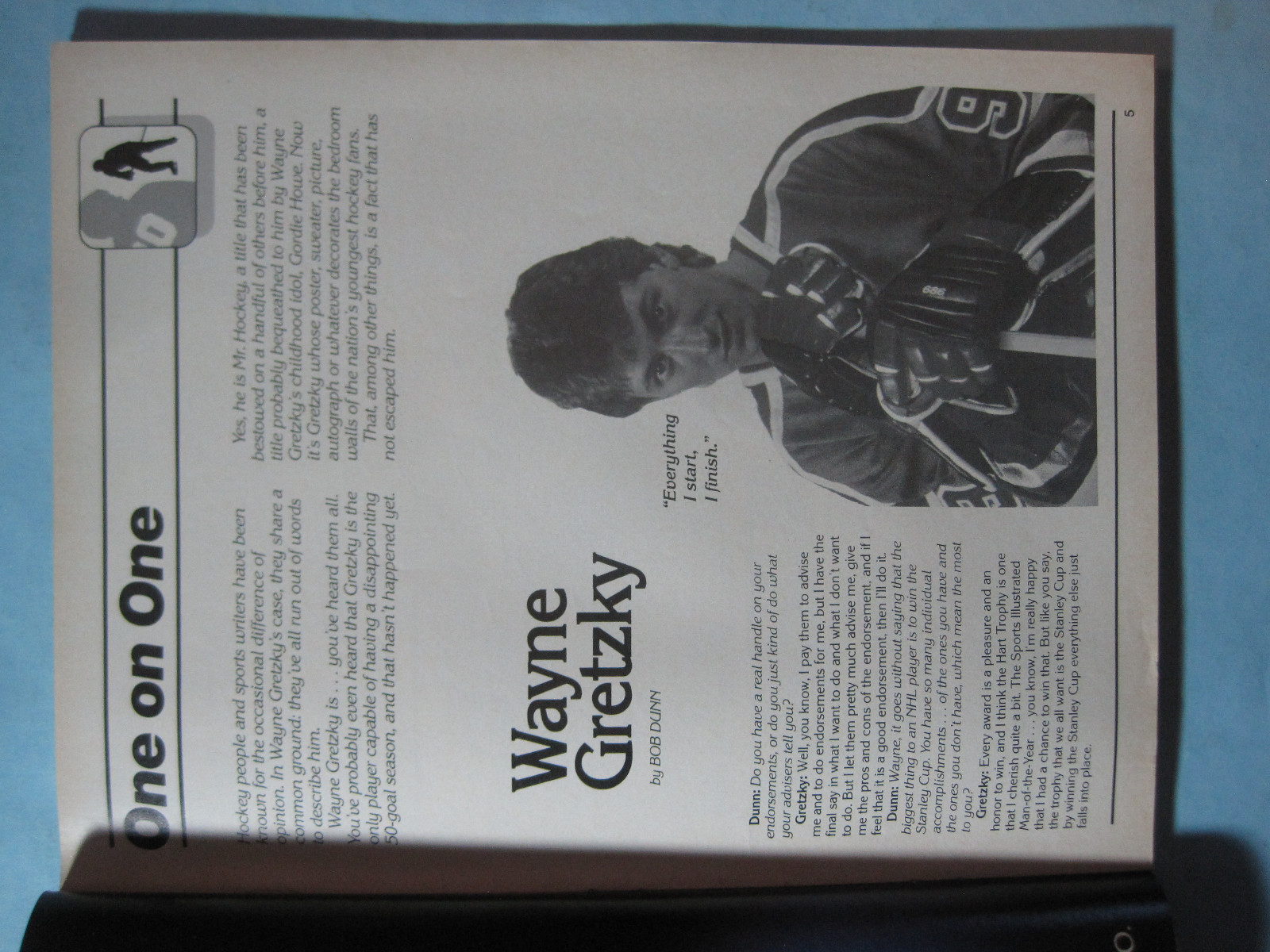 1982/83 VANCOUVER CANUCKS VS EDMONTON OILERS PROGRAM WAYNE GRETZKY LARS ...