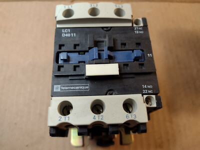 Telemecanique LC1D4011 Contactor, 3 Phase, 600V | eBay
