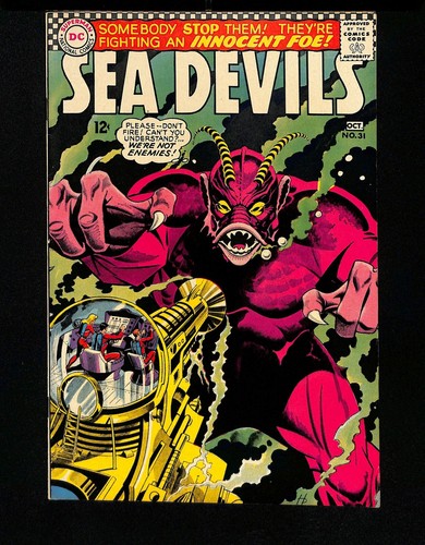 Sea Devils #31 VF- 7.5 Silver Age Comic! DC Comics 1966 | eBay