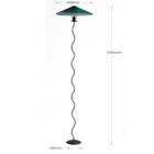 Floor Lamp Iron Wavy line Stands fabric Accordion Pleats Living ...