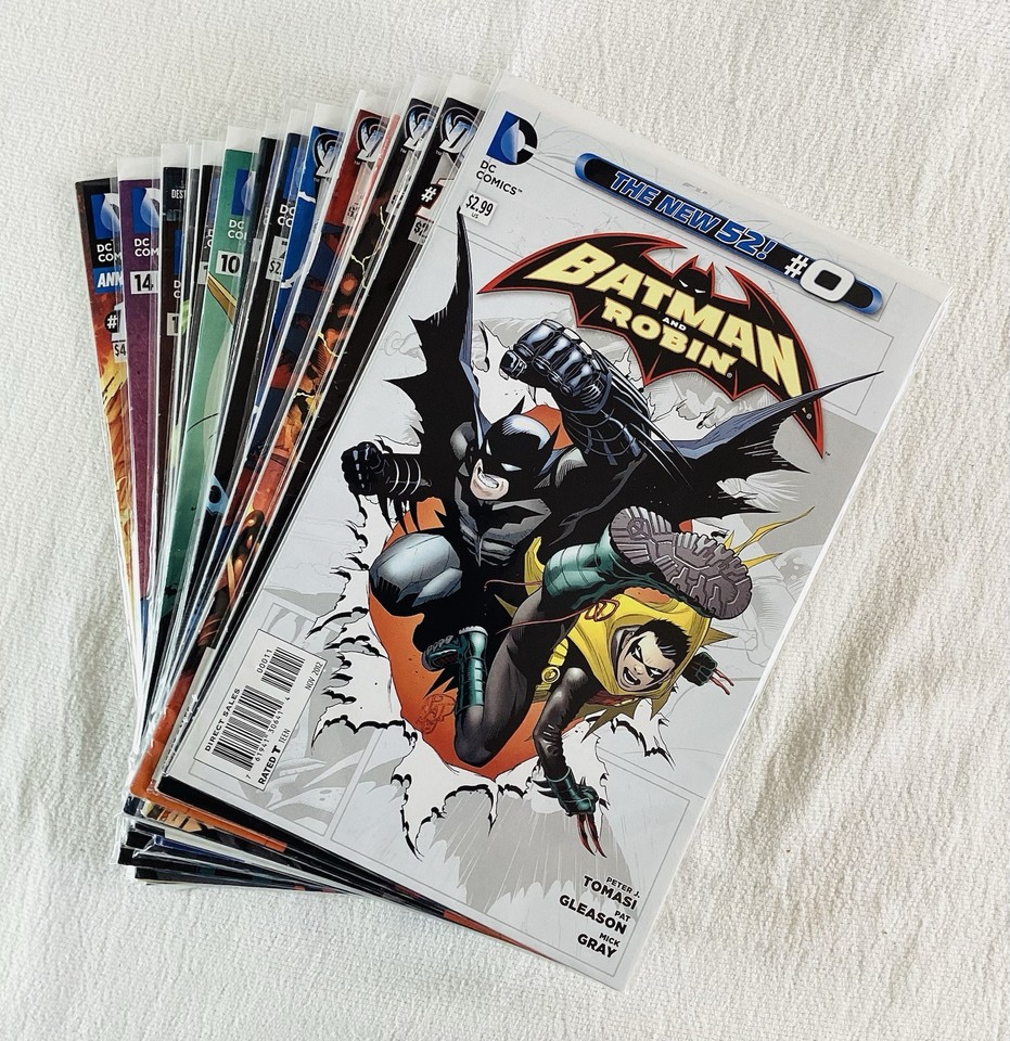 BATMAN AND ROBIN, DC’s New 52 Issues #0-14 + Annual #1, All 1st ...