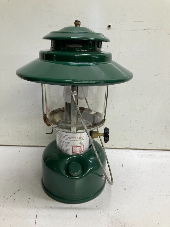 Vintage 1976 Coleman Dual Lantern 228H Big Hat GLOBE USA w/ Clamshell ...